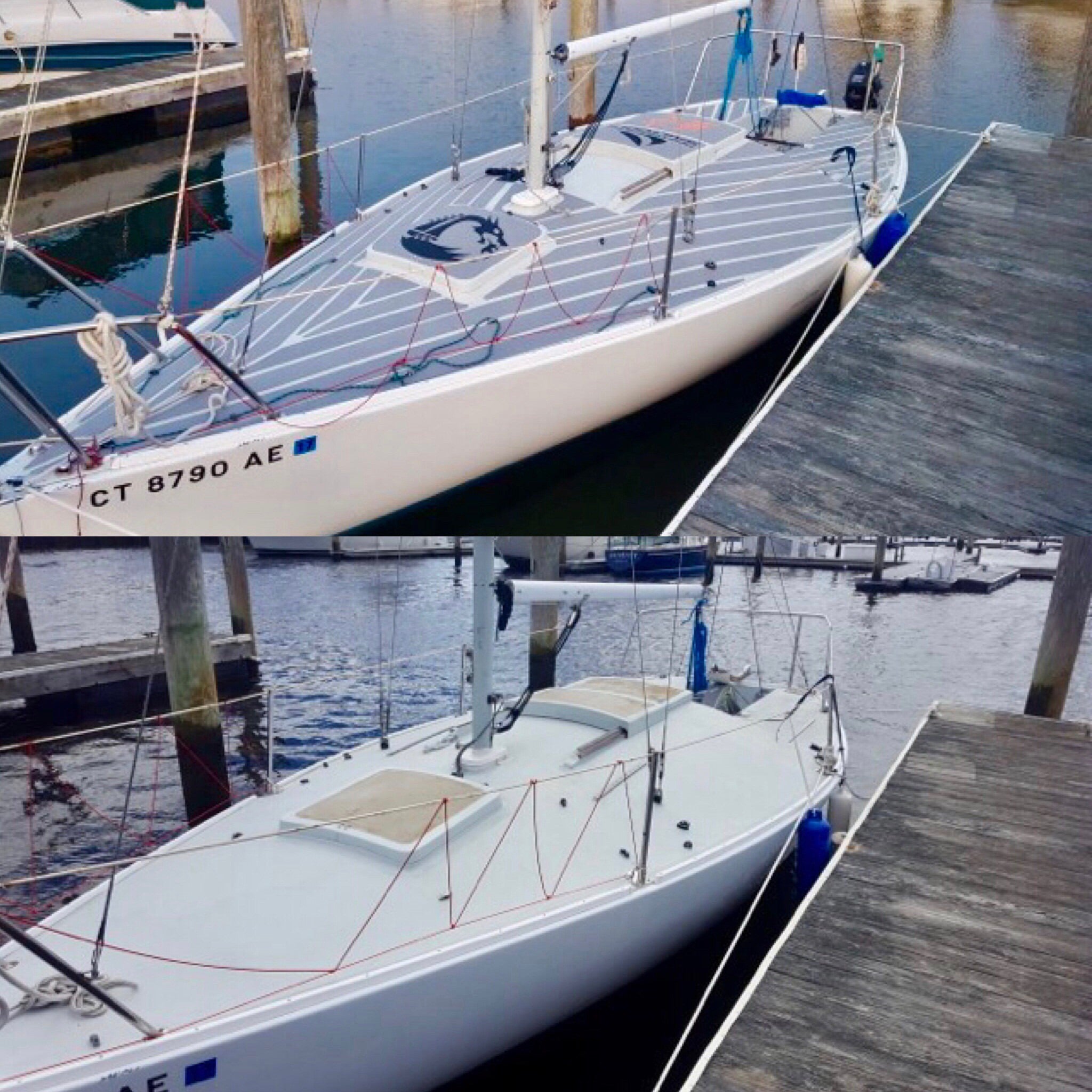 Before and After: J/24 SeaDek Install – Performance SailTools